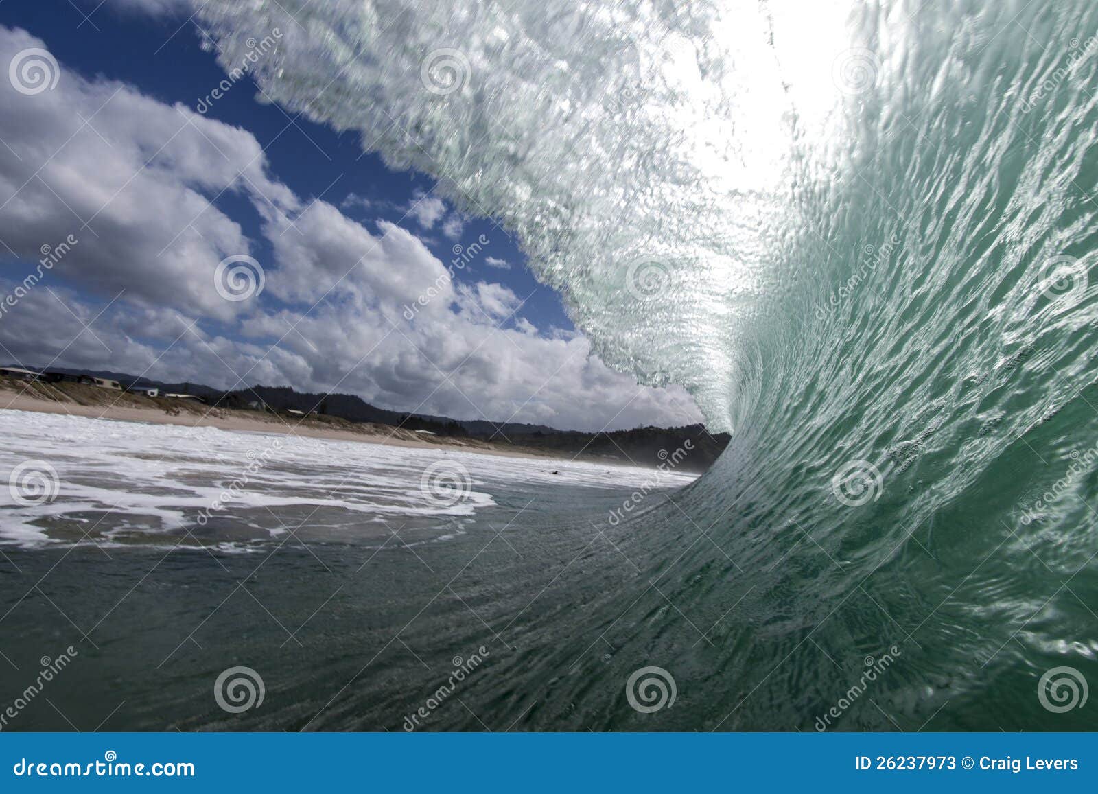 Wave cresting stock image. Image of surfing, shoreline - 26237973
