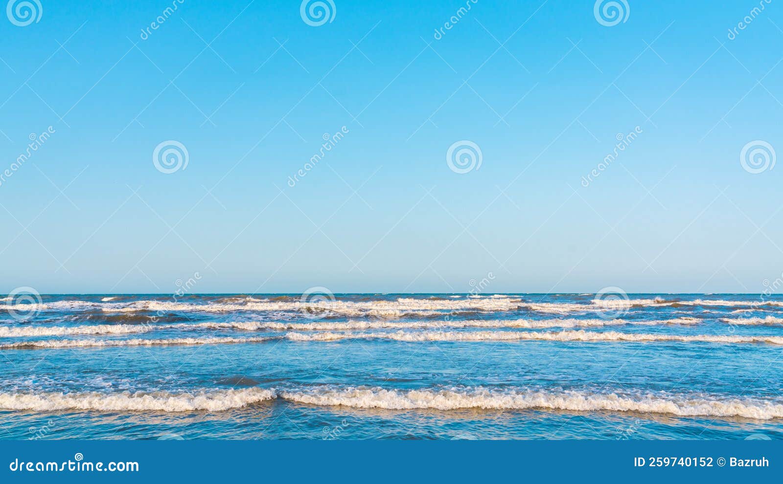 Wave Crests in the Blue Sea Stock Photo - Image of spray, ripple: 259740152
