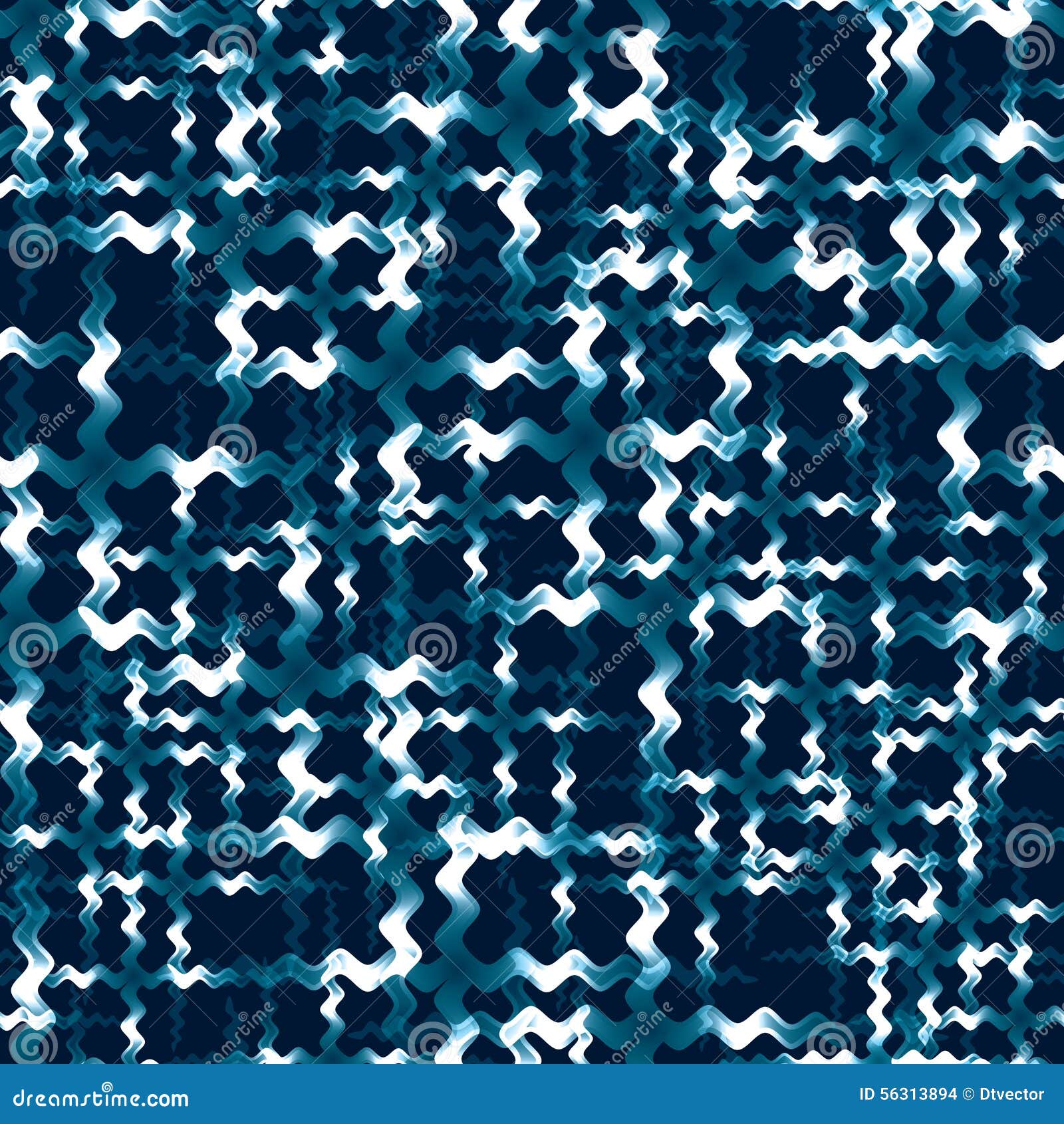 Wave Cross Cyber Seamless Pattern Stock Vector - Illustration of ...