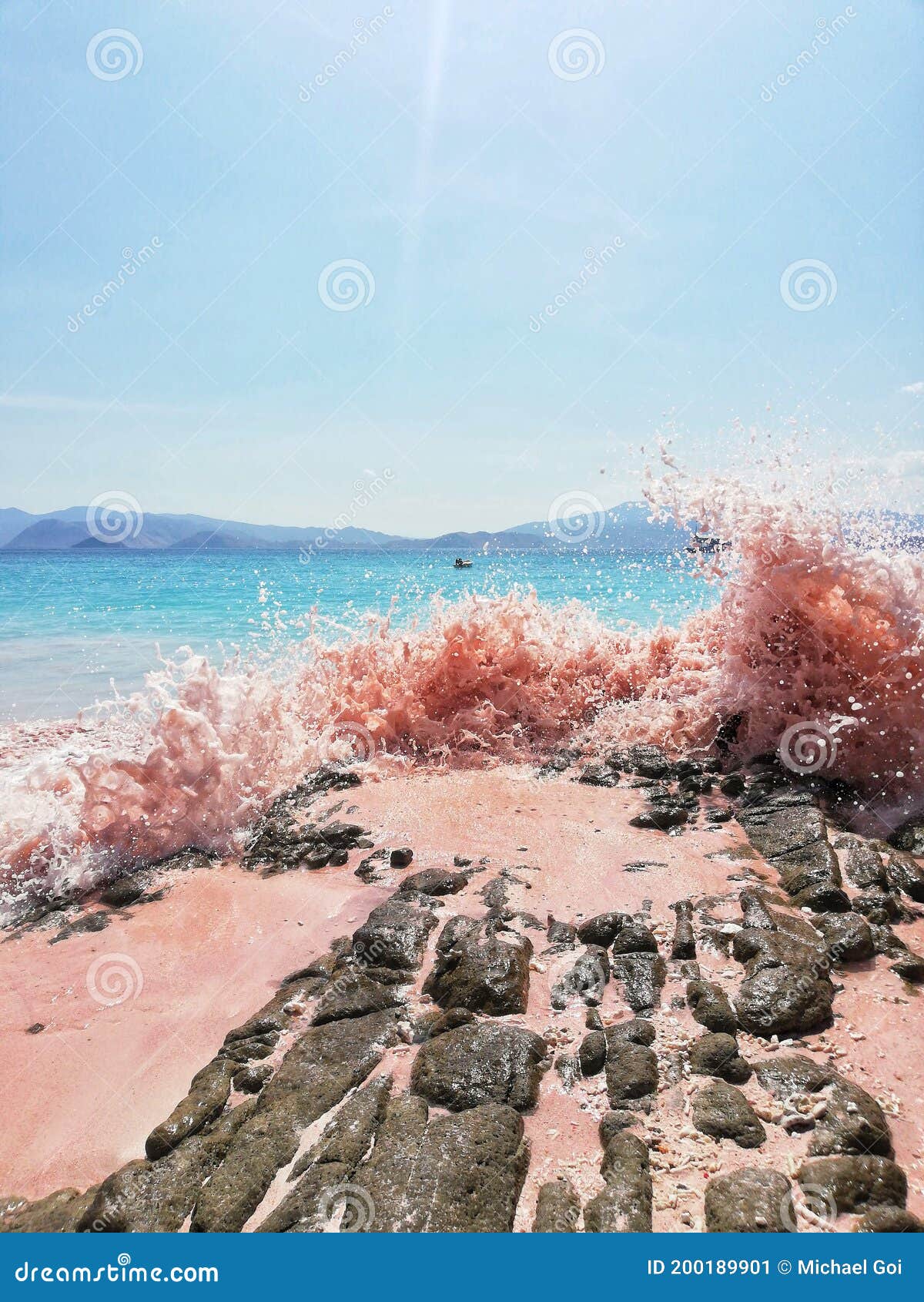 Big Wave Crushing, High Tide In Saint-Malo Stock Photography ...