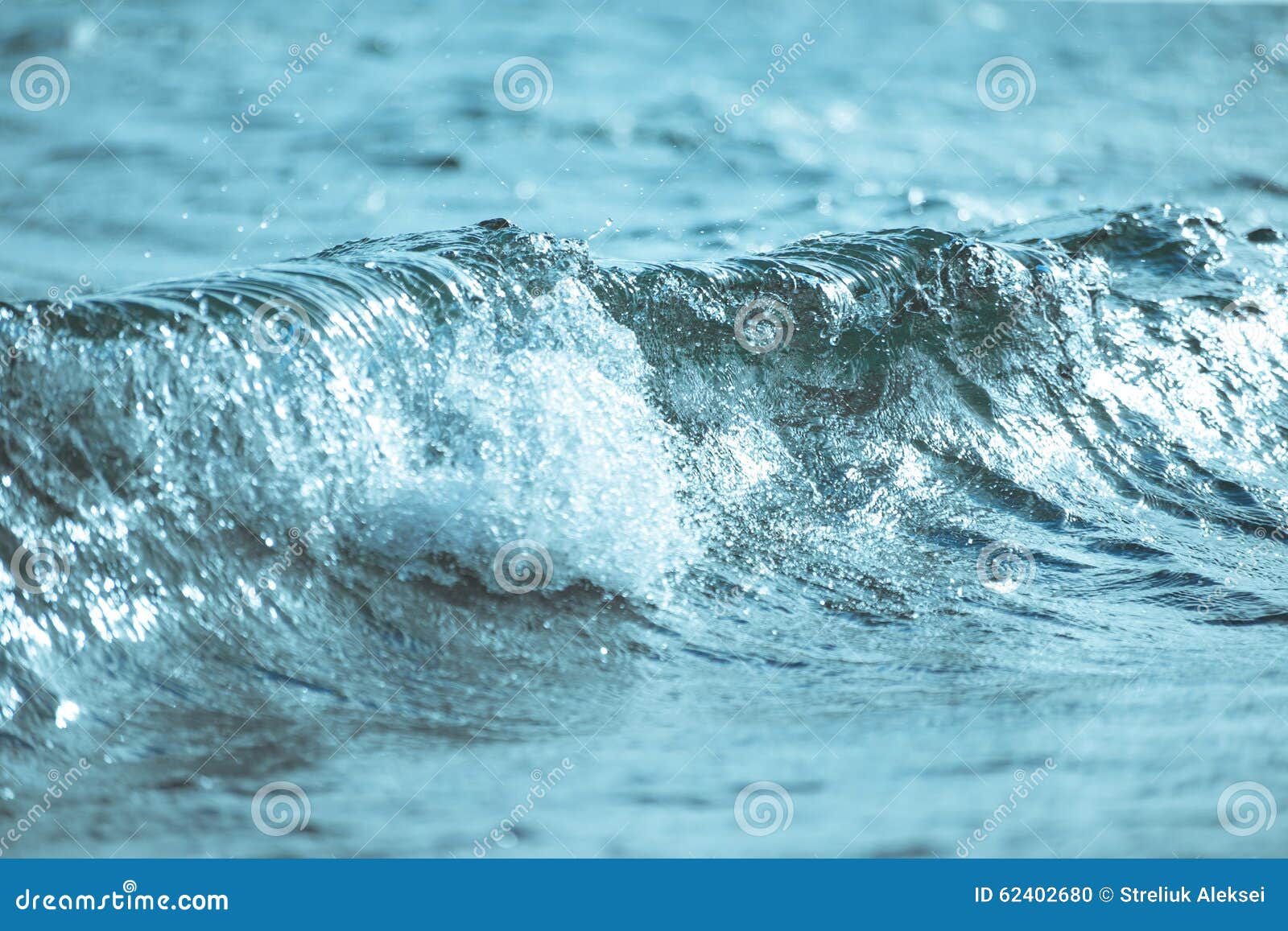 Wave of Crystal-clear Water Stock Photo - Image of power, blue: 62402680