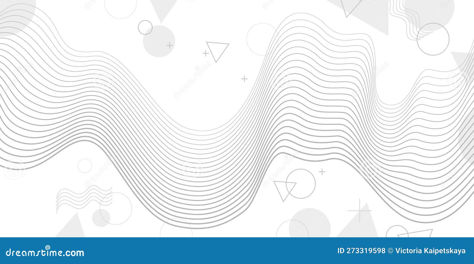 Wave Curve Lines and Shapes with Blend Effect. Abstract Background ...