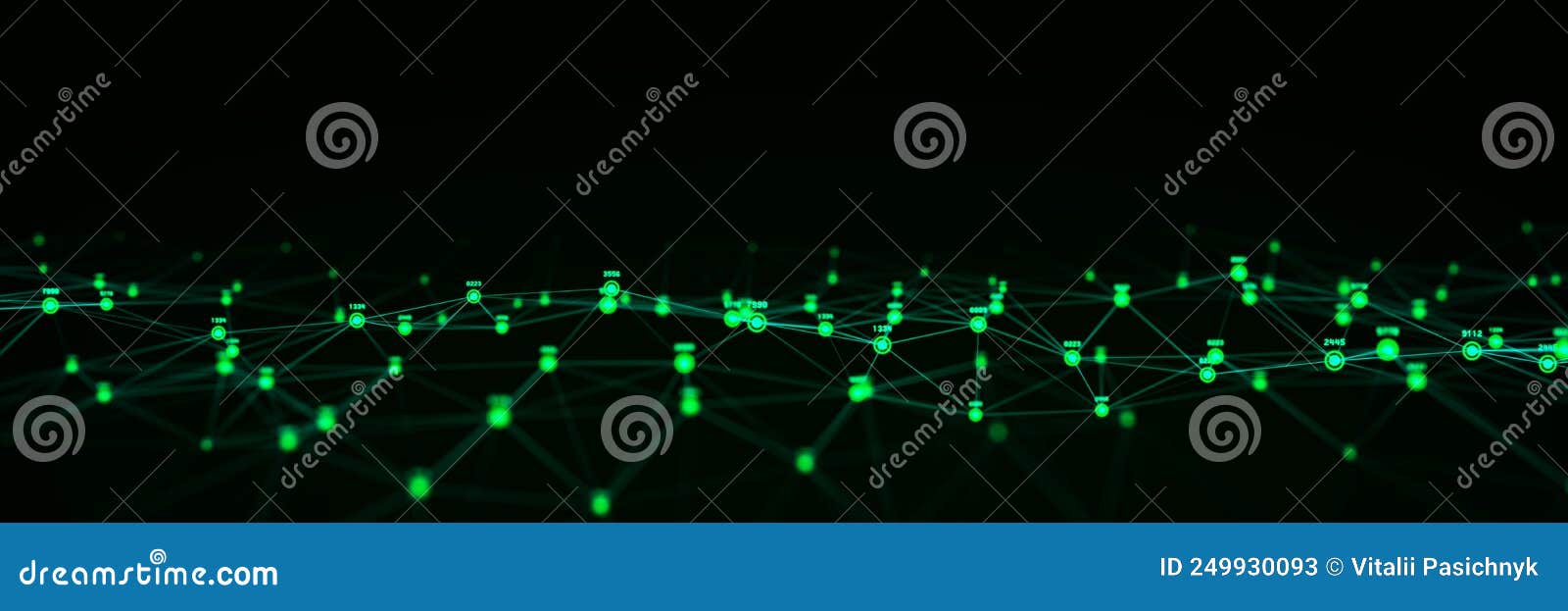 A Wave of Cybersecurity Data Algorithms. Binary Code Data Transfer Analysis. Digital Data Flow ...