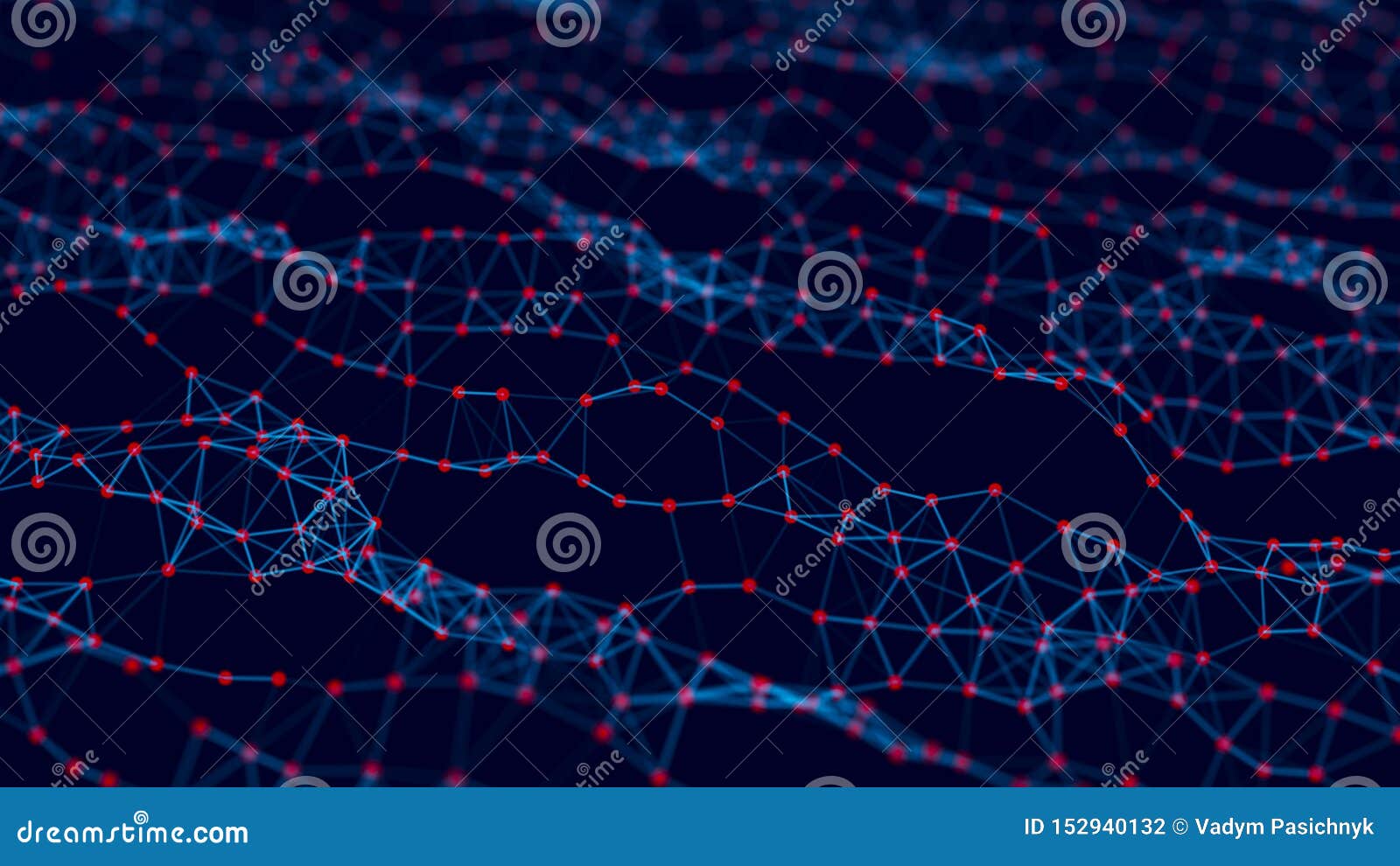 Wave 3d Abstract 3d Big Data Visualization Visual Information Complexity Plexus Affect