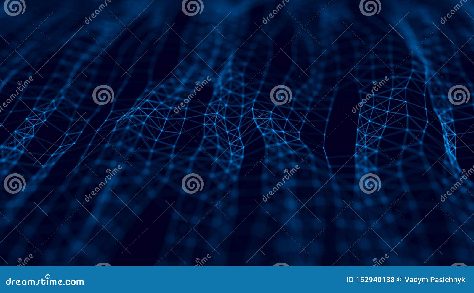 Wave 3d Abstract 3d Big Data Visualization Visual Information Complexity Plexus Affect