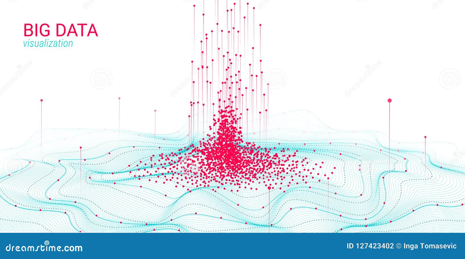 Wave 3D Big Data Visualization. Analysis Infographic. Stock Vector ... Wave 3D Big Data Visualization. Analysis Infographic. Stock Vector ...