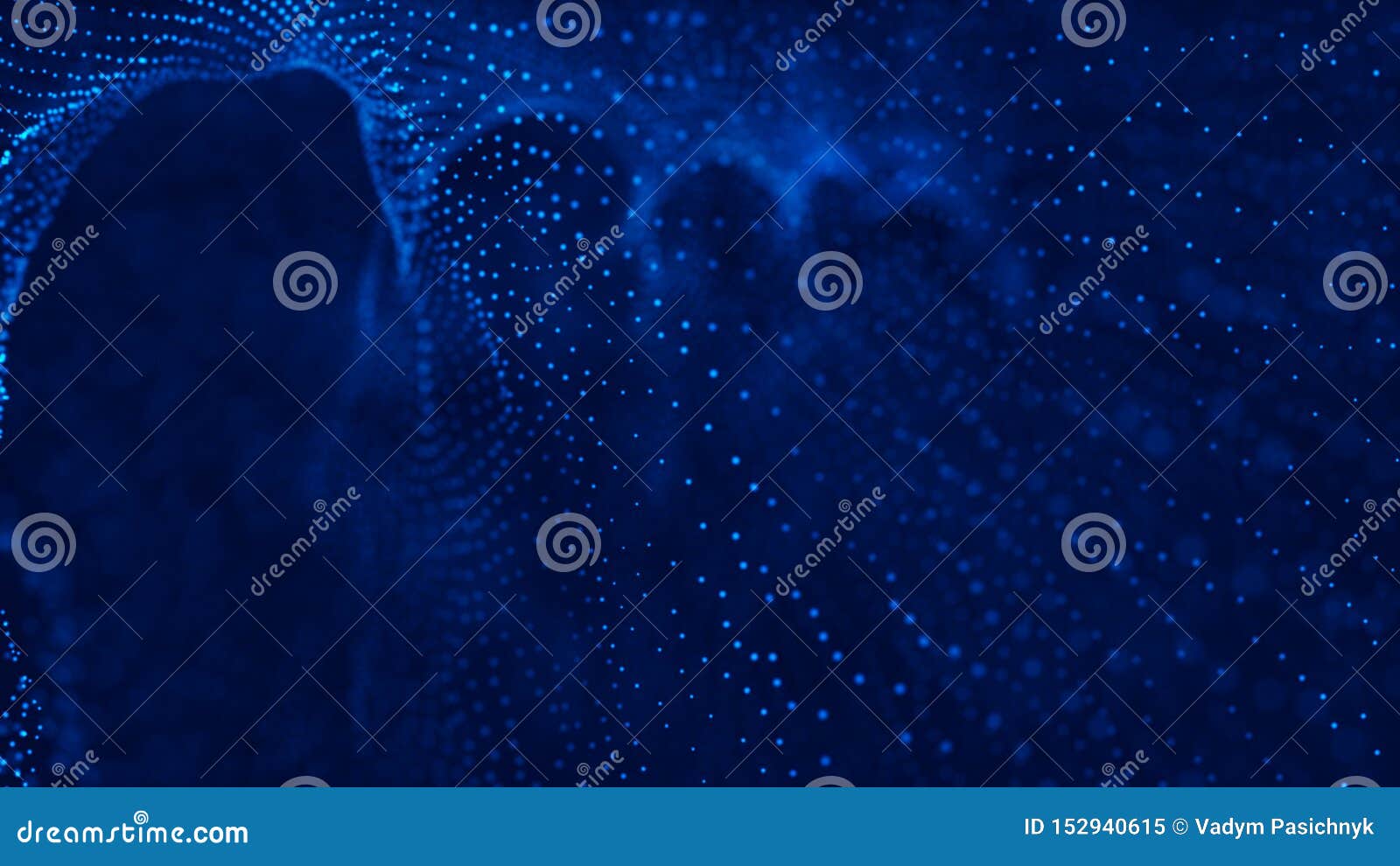 Wave 3d. Big Data Visualization. Data Technology Background. Abstract Background. 3d Rendering ...