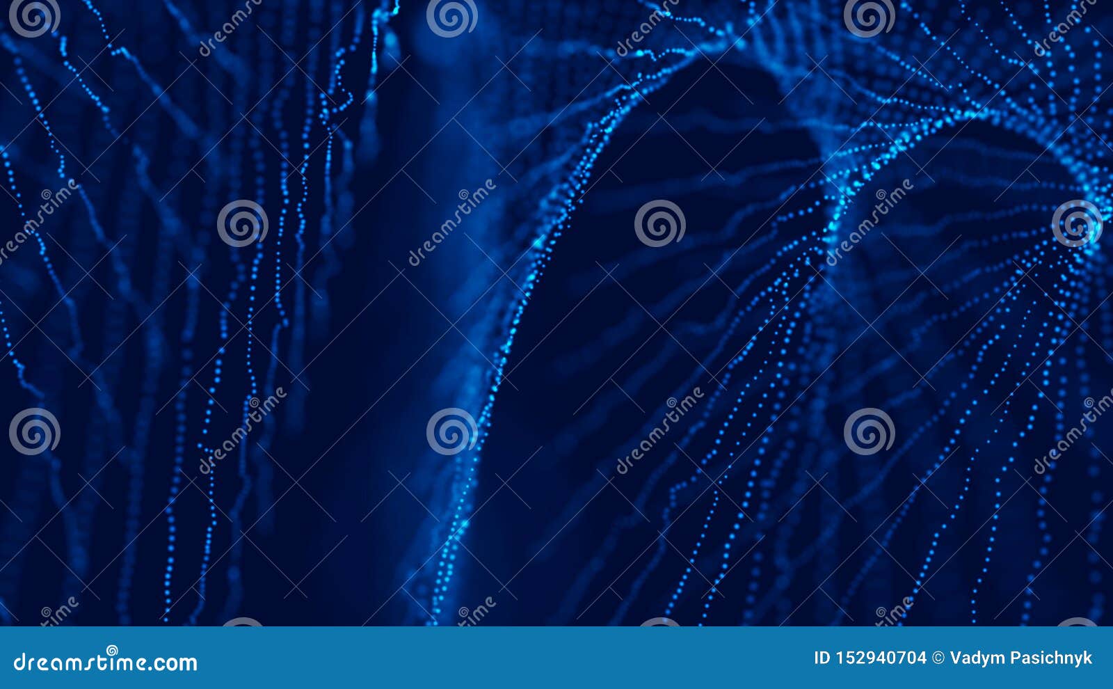 Wave 3d. Big Data Visualization. Data Technology Background. Abstract Background. 3d Rendering ...