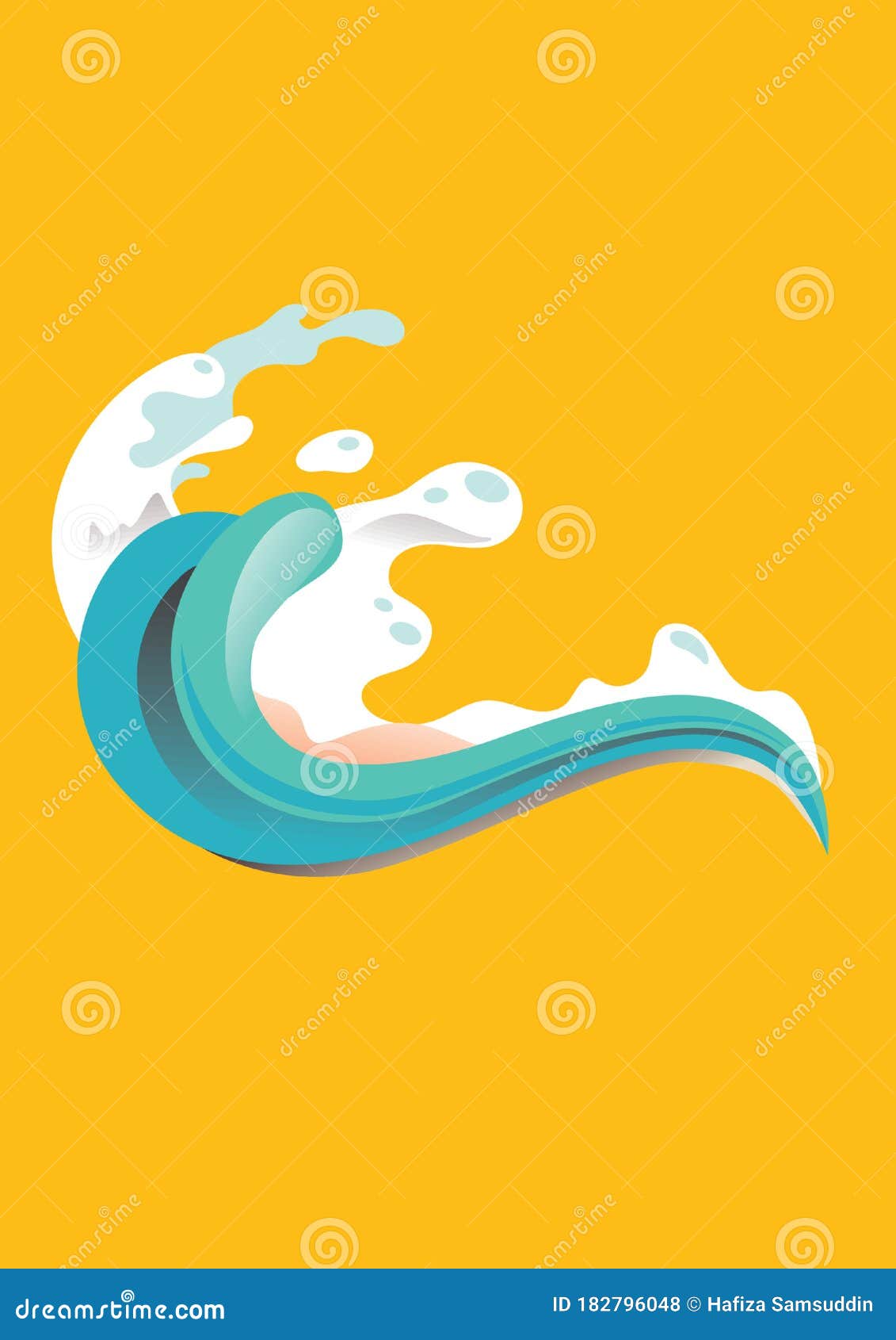 Wave design stock vector. Illustration of swirl, tide - 182796048