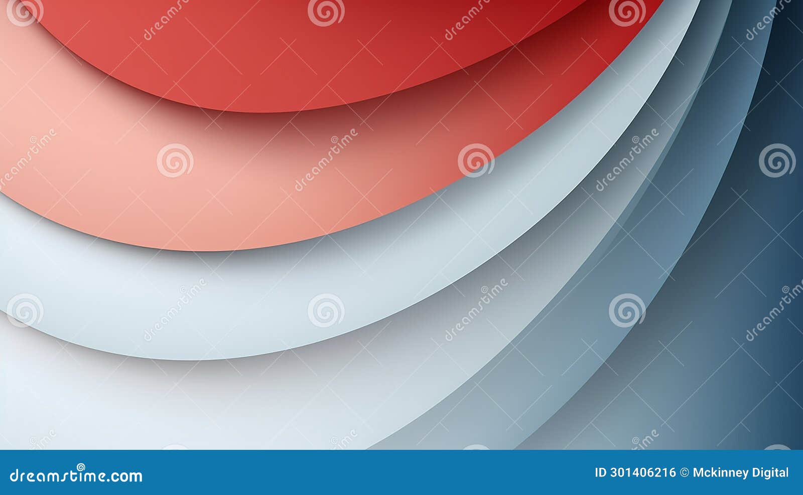 Layered Design in Wave and Line Concept in Multiple Colors. Stock ...