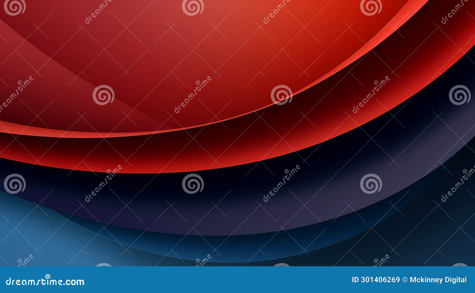 Layered Design in Wave and Line Concept in Multiple Colors. Stock ...