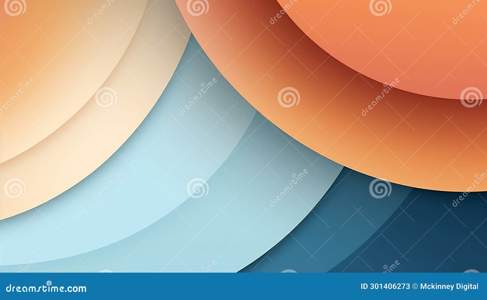 Layered Design in Wave and Line Concept in Multiple Colors. Stock ...