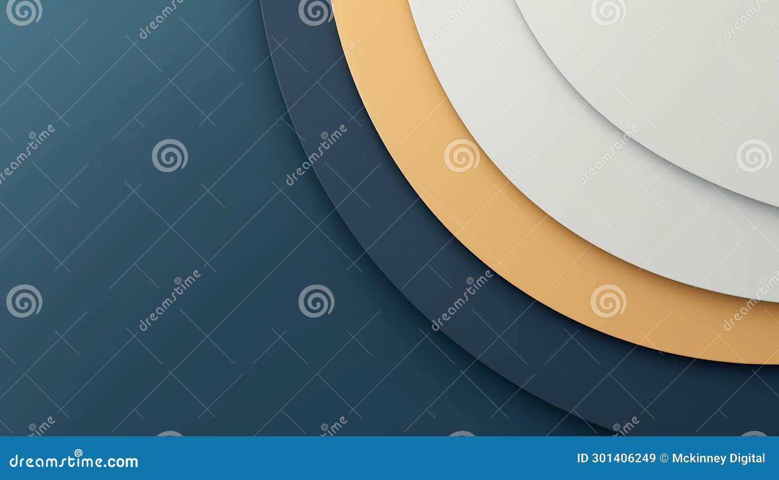 Layered Design in Wave and Line Concept in Multiple Colors. Stock ...