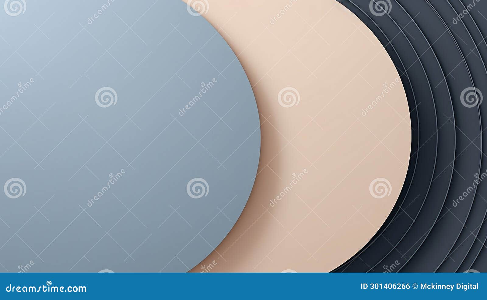 Layered Design in Wave and Line Concept in Multiple Colors. Stock ...