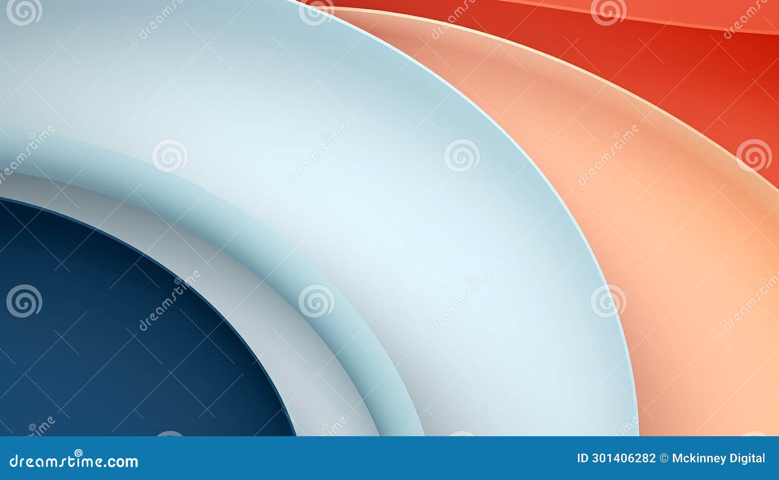 Layered Design in Wave and Line Concept in Multiple Colors. Stock ...