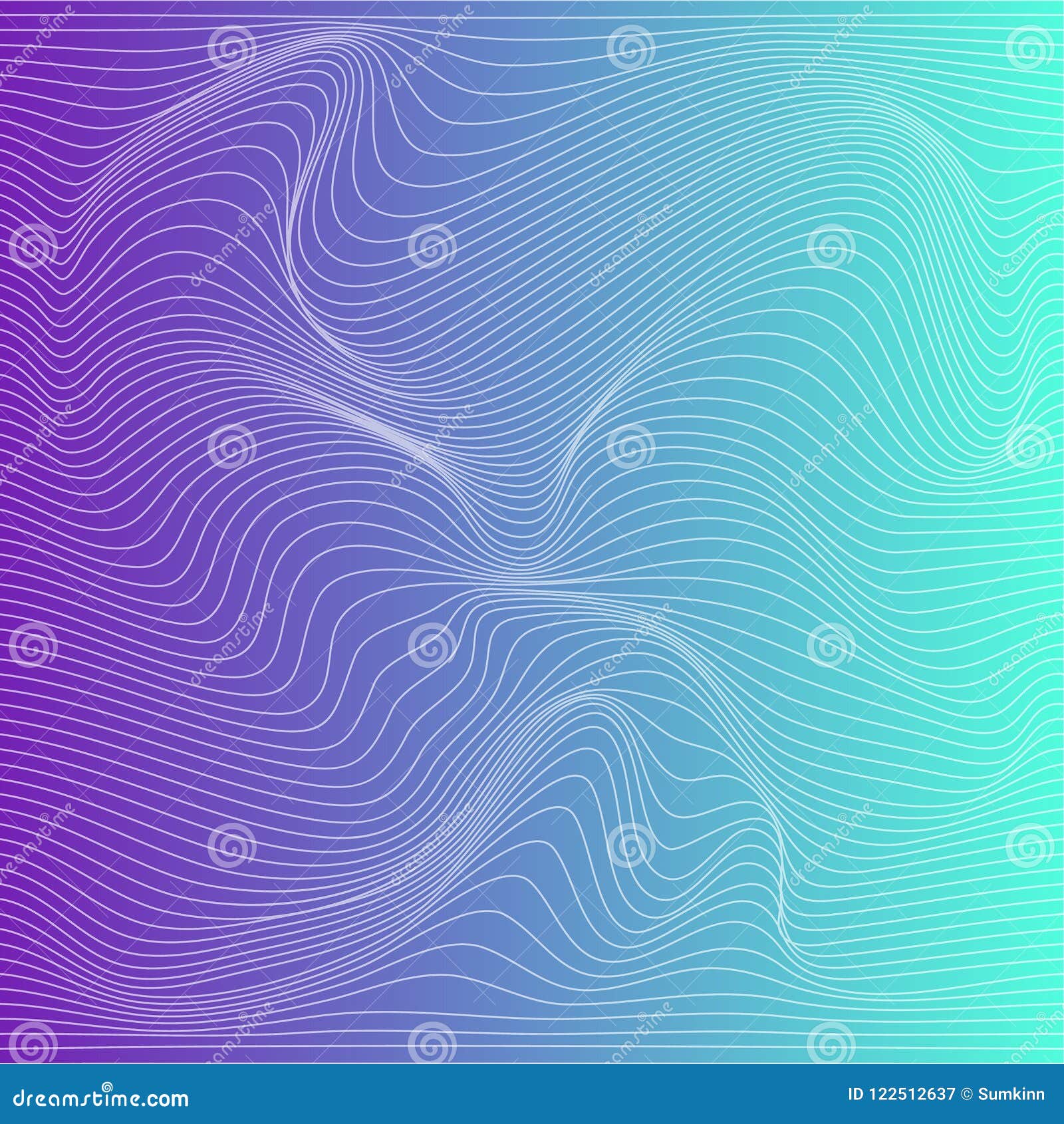 Vector Color Stripe Deformation Background. Stock Vector - Illustration ...