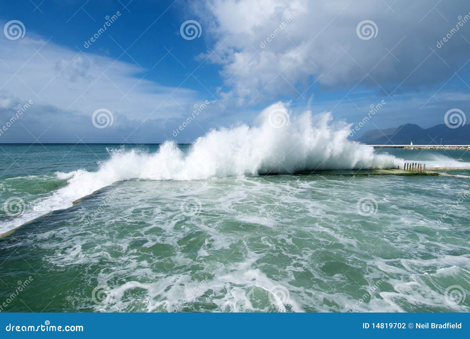 Wave explosion stock photo. Image of break, exlode, town - 14819702