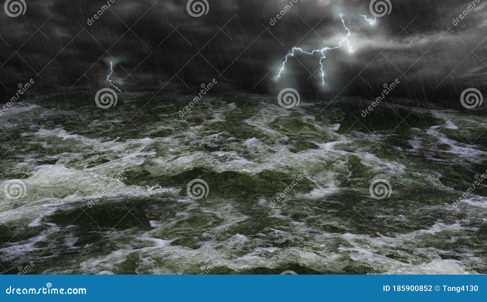 A Wave of Ferry in the Storm Stock Photo - Image of transportation ...