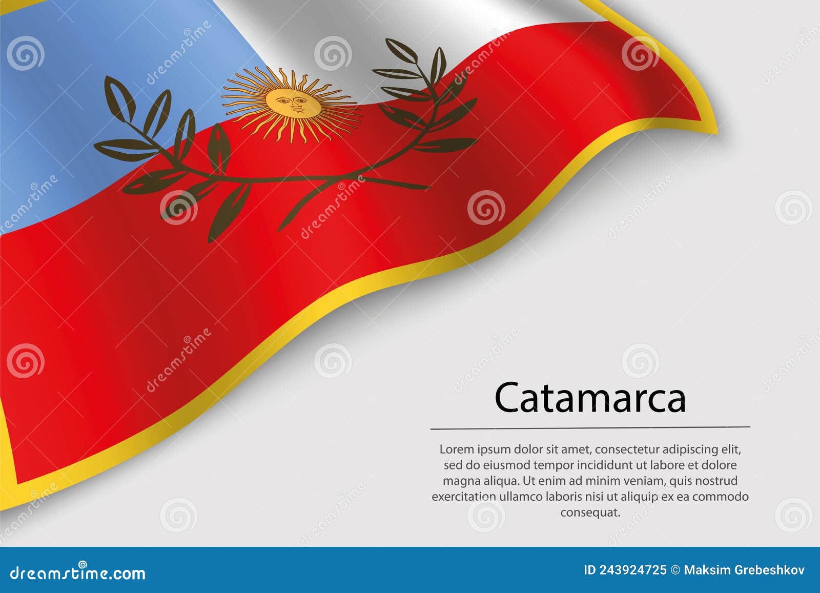 Catamarca Map Vector | CartoonDealer.com #134487956