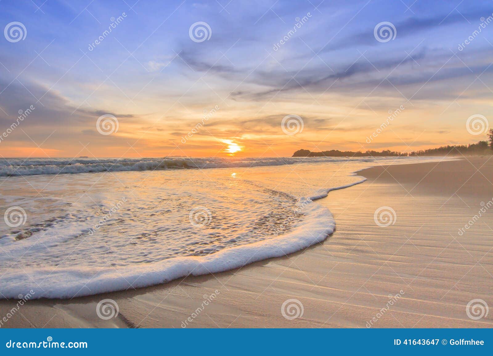 Wave Foam Beach Background In Vintage Nature Style. Royalty-Free Stock ...