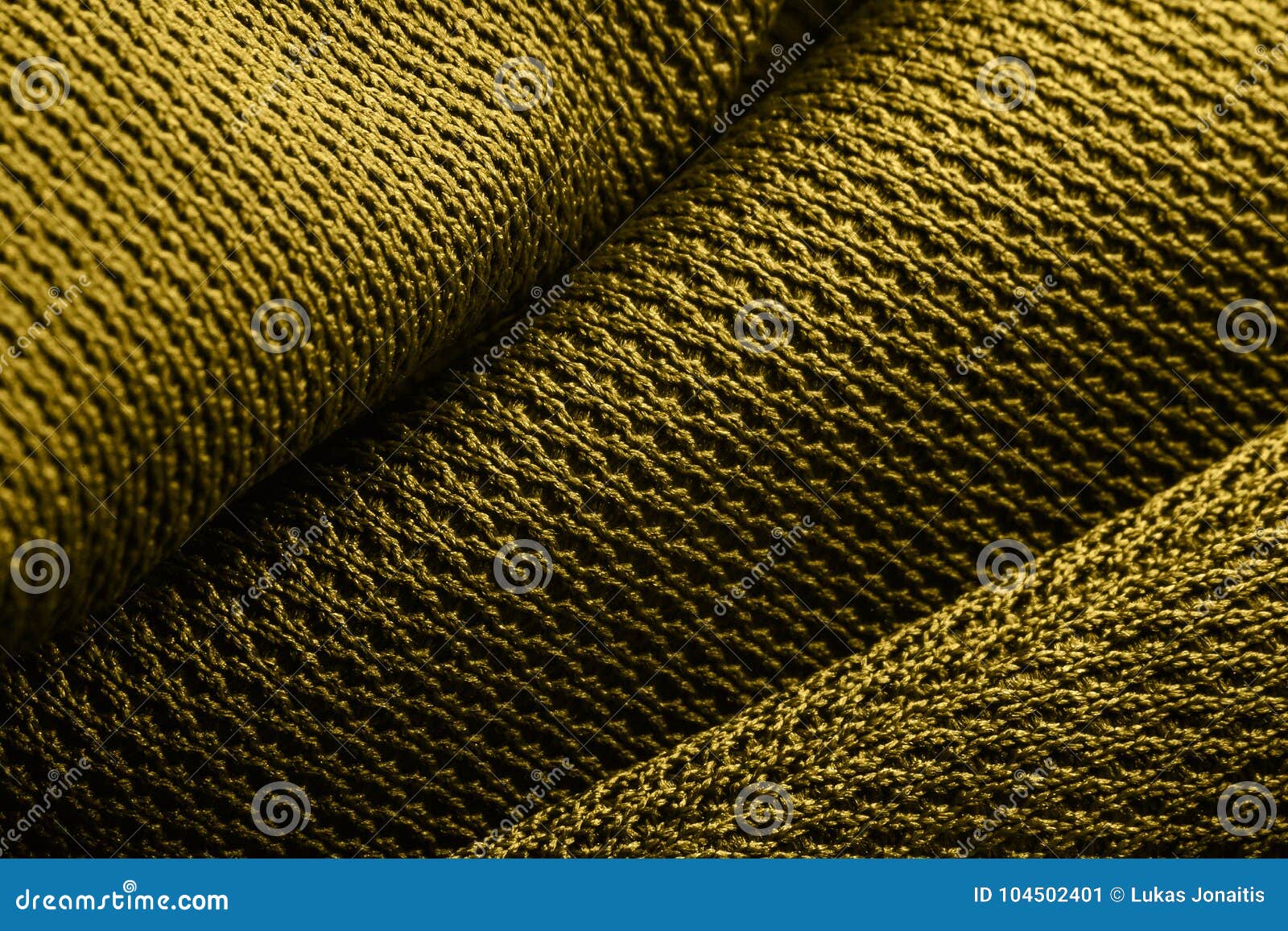 Forms of Golden Fabric Texture Stock Image - Image of material, decor ...