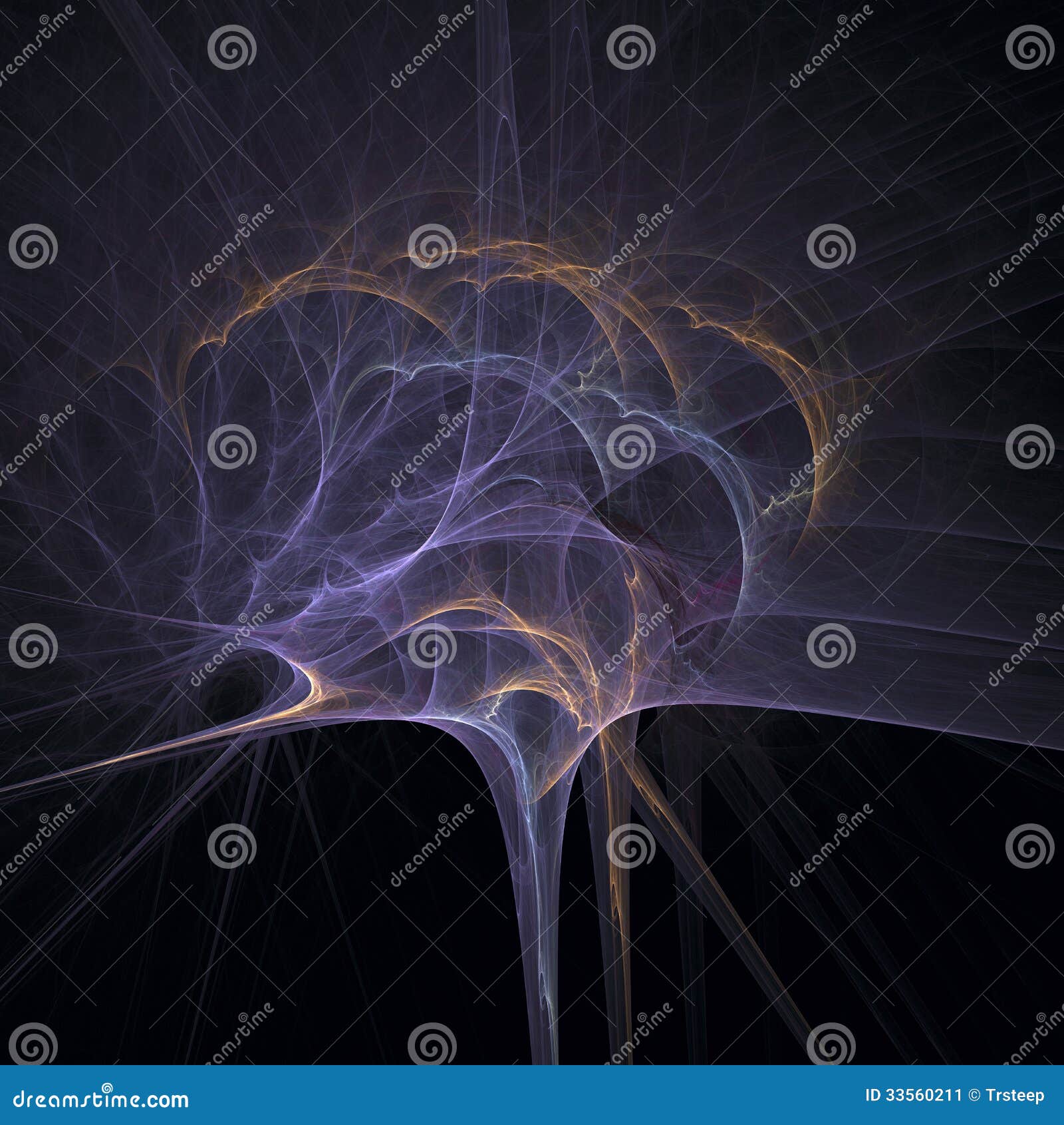 Wave fractal stock illustration. Illustration of power - 33560211