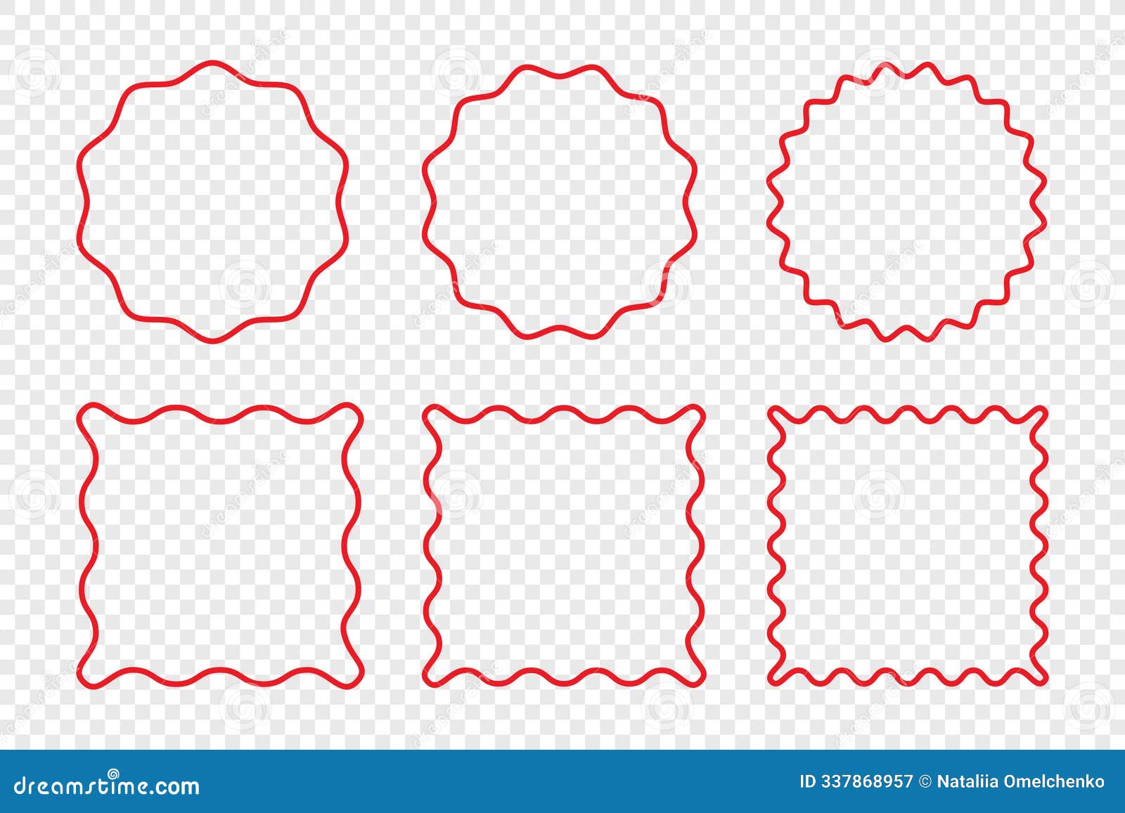Wave Frame/Border Cartoon Vector | CartoonDealer.com #74391215
