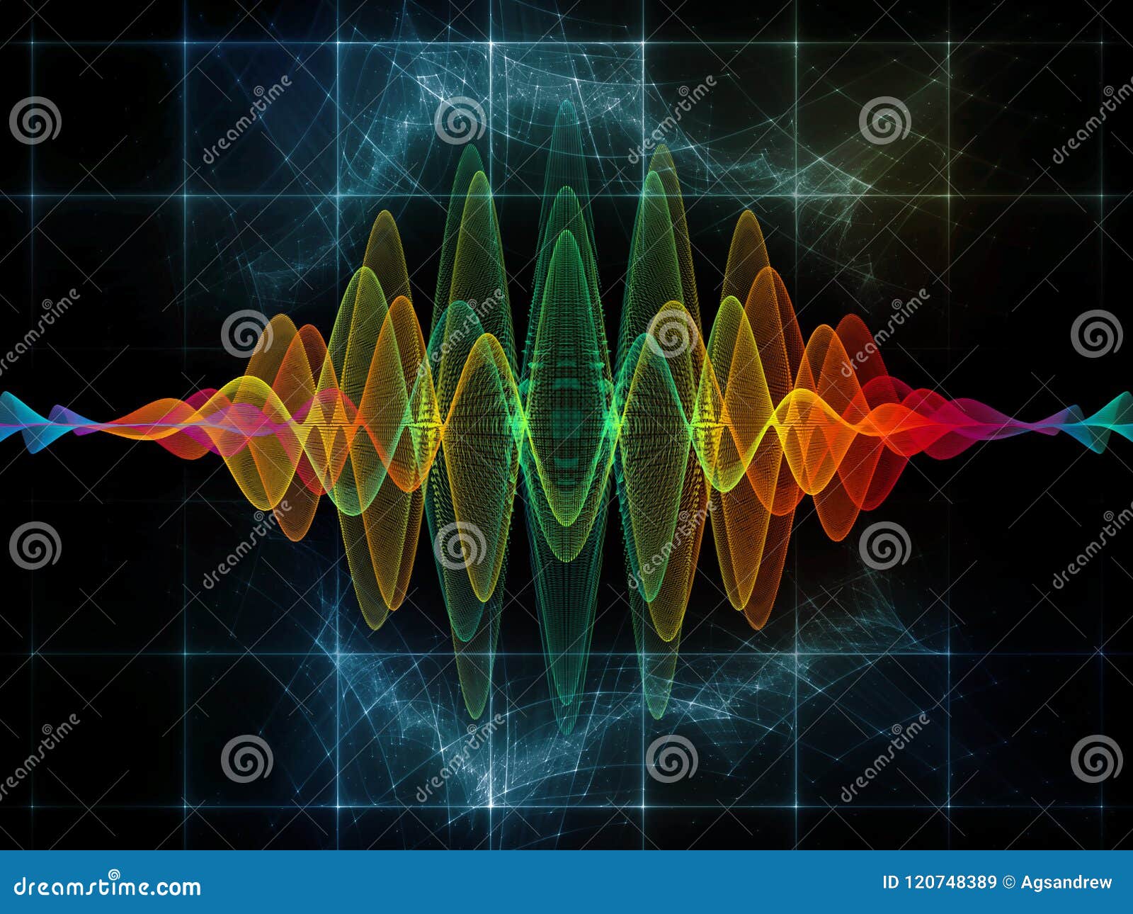 Magic of Oscillation stock illustration. Illustration of oscillation ...