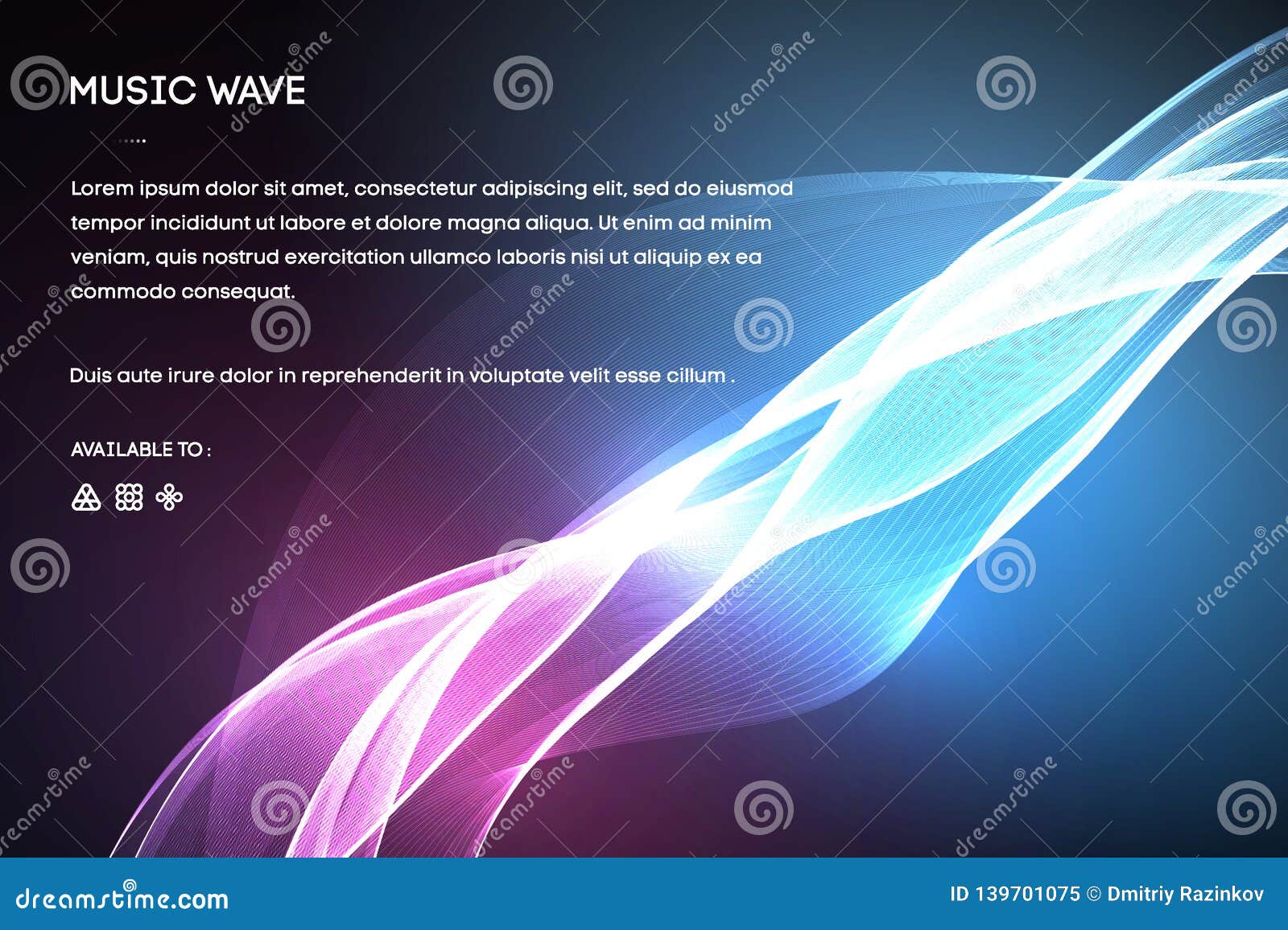 Sound Wave Vector . Vector Music Voice Vibration, Song Waveform Digital ...