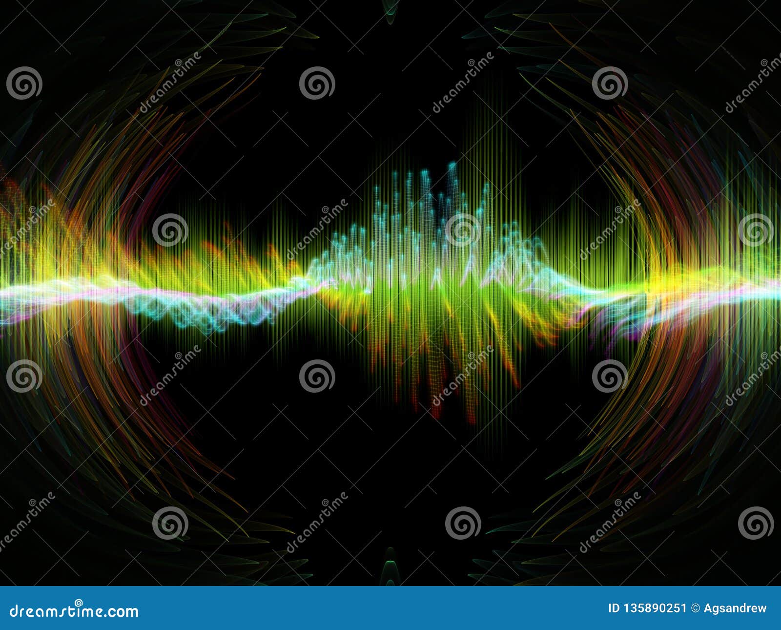 Vision of Oscillation stock illustration. Illustration of probability ...