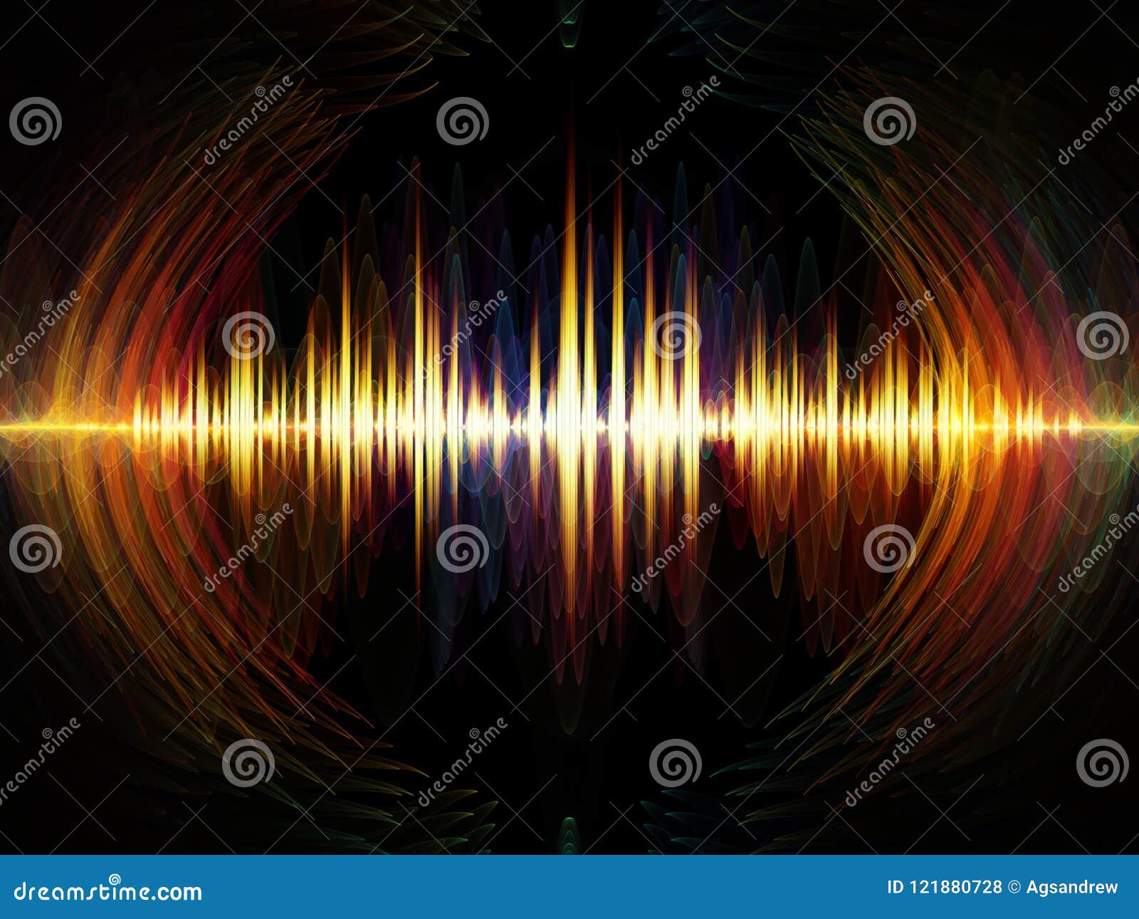 Emergence of Oscillation stock illustration. Illustration of dynamic ...
