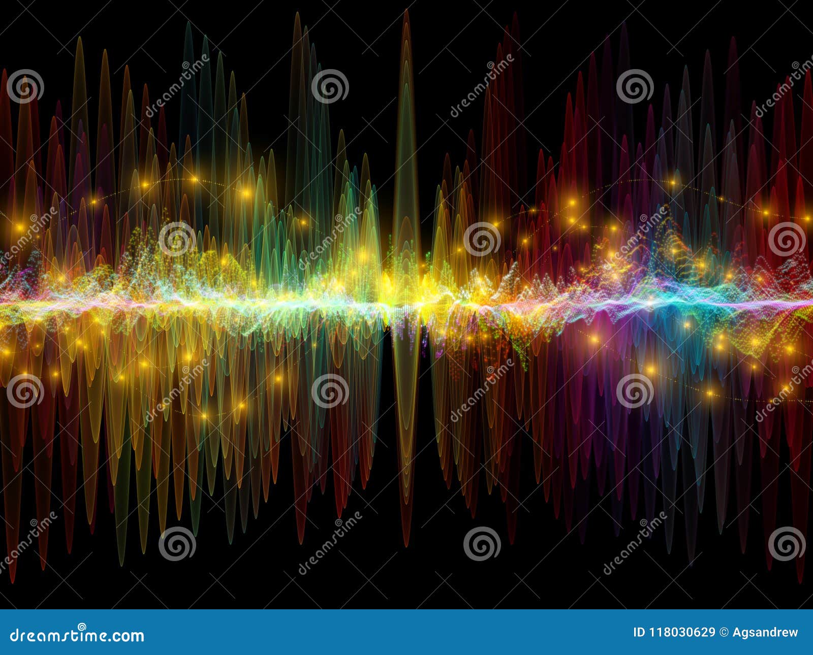 Petals of Oscillation stock illustration. Illustration of color - 118030629