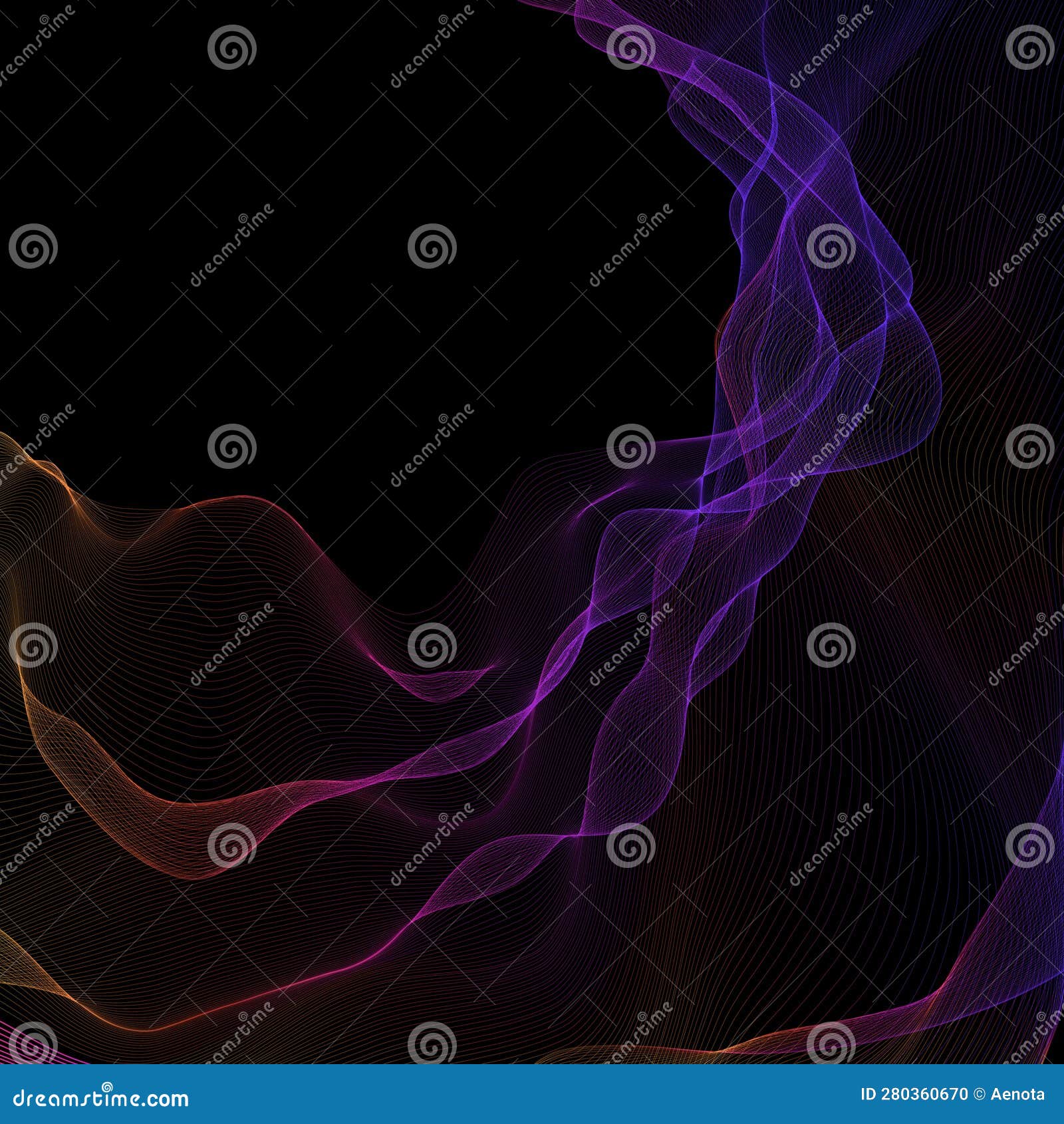 Wave futuristic structure stock vector. Illustration of vector - 280360670