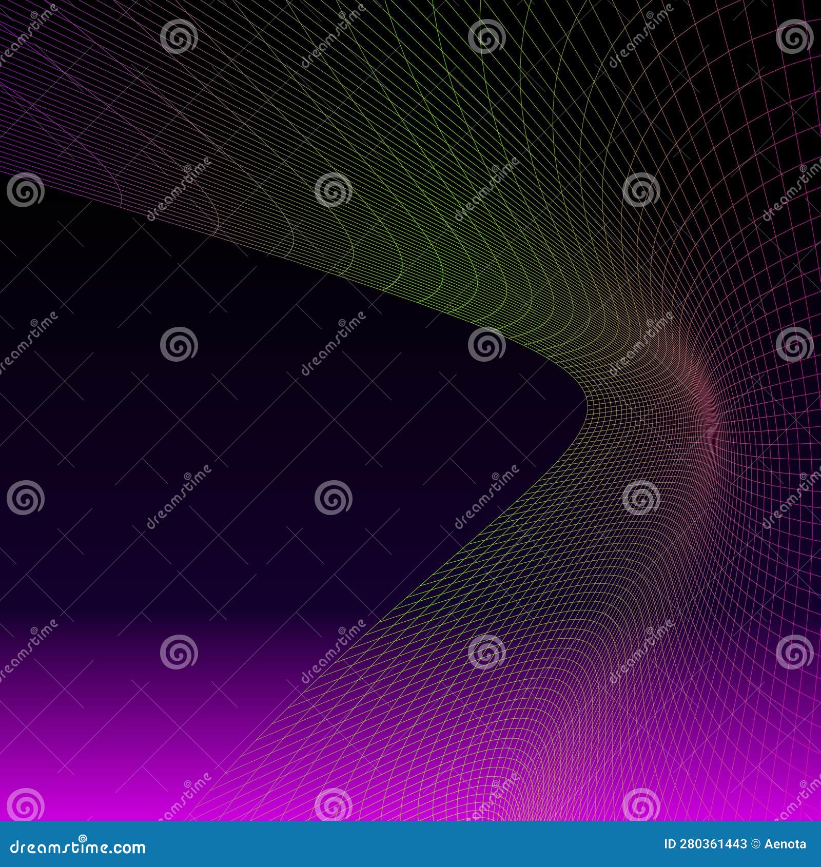 Wave futuristic structure stock vector. Illustration of diaphanous ...