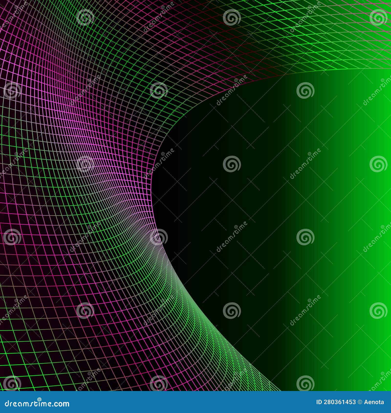 Wave futuristic structure stock vector. Illustration of engineering ...