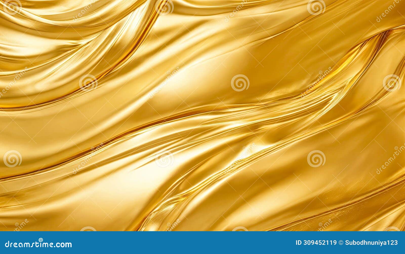 Wave of Golden Liquid Flowing Texture Oily Liquid Gold Gradient ...