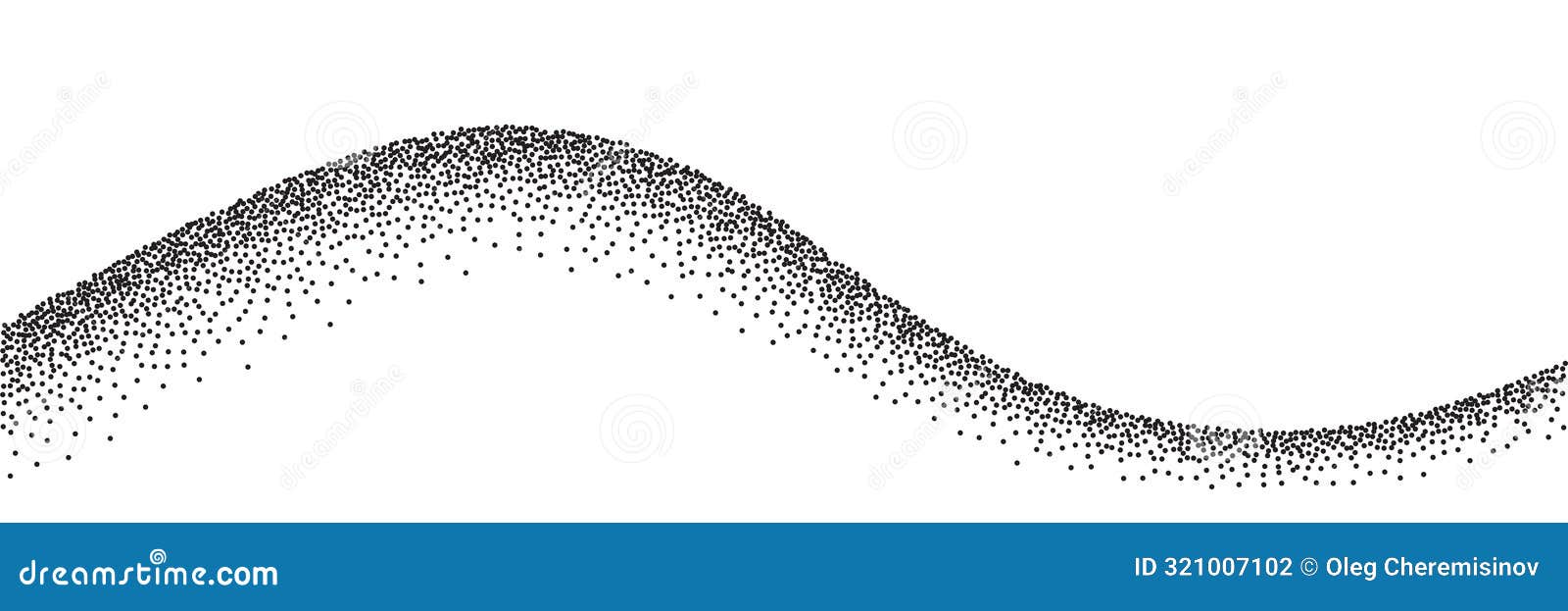 Wave Grain Stipple Pattern Background. Black Noise Dotwork Texture ...
