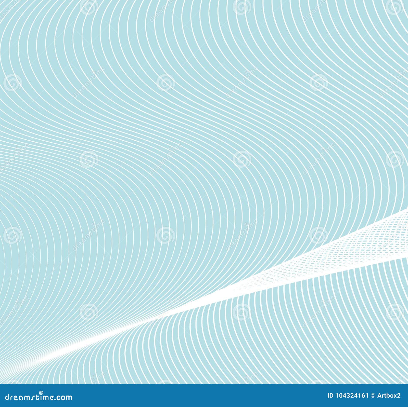 Wave Line Bitmap Graphic on Blue Backgorund Stock Illustration ...