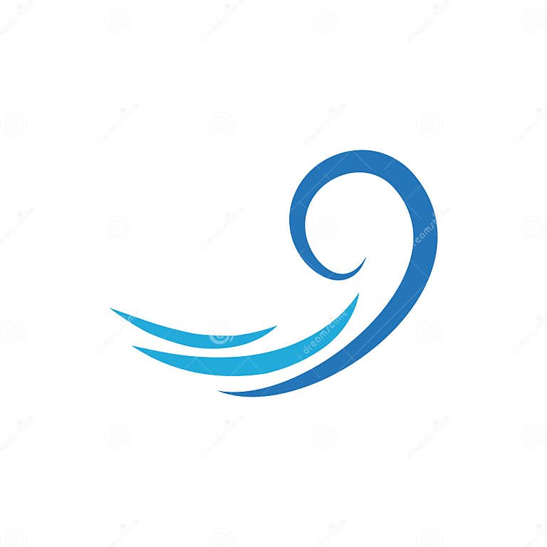 Wave Graphic Design Template Vector Isolated Illustration Stock Vector ...