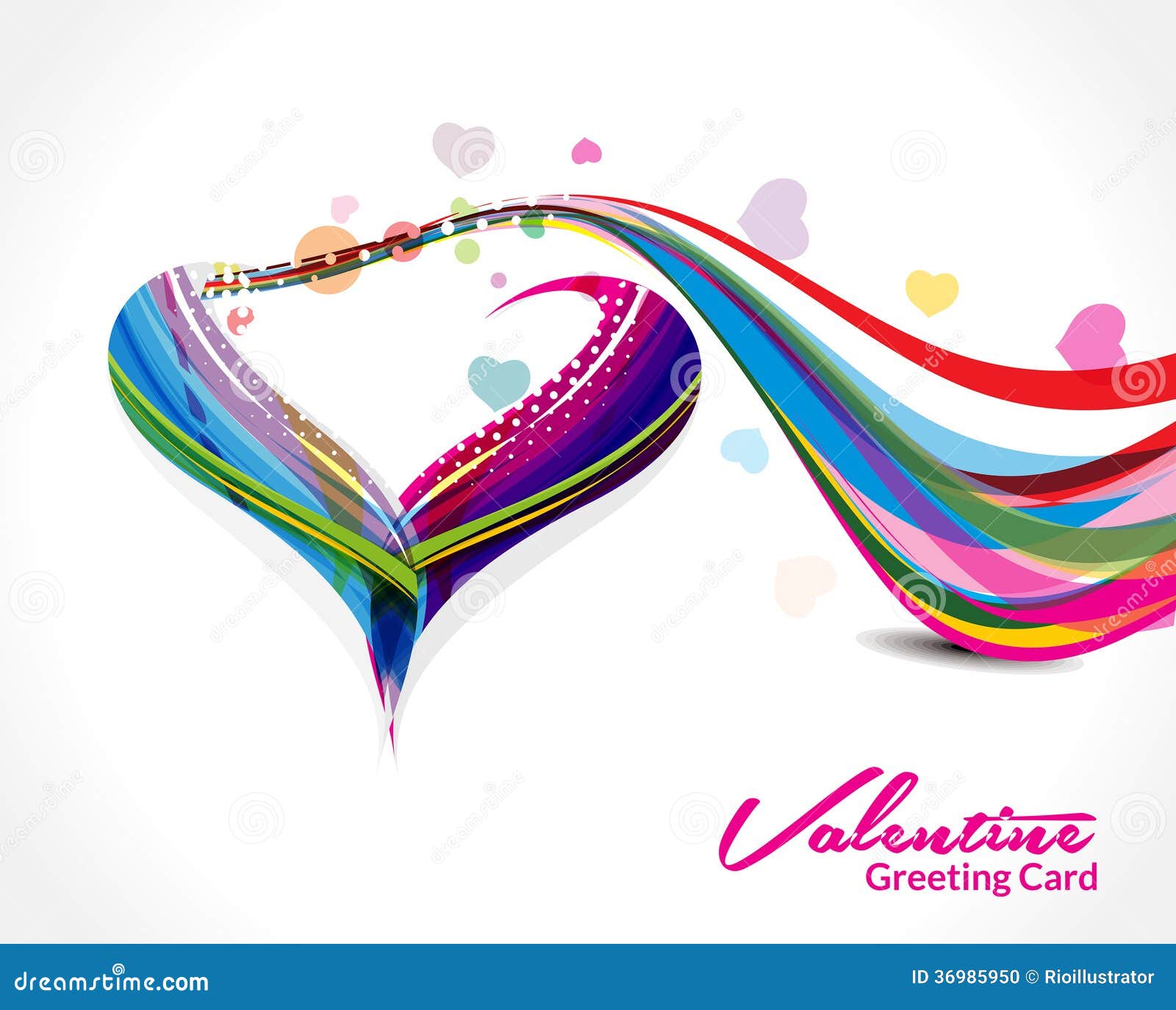 Wave Heart Shape Background Stock Vector - Illustration of love ...