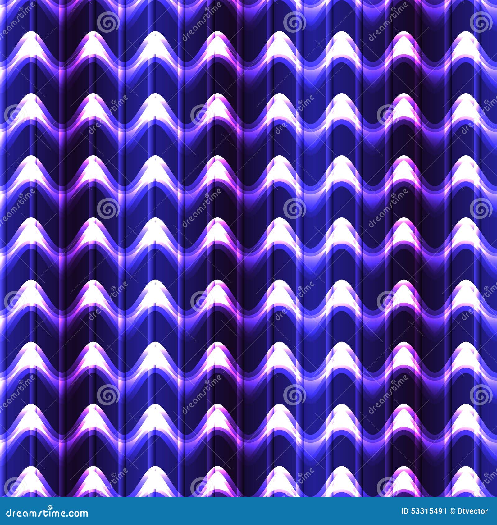 Wave Horizontal Effect Seamless Pattern Stock Vector - Illustration of ...