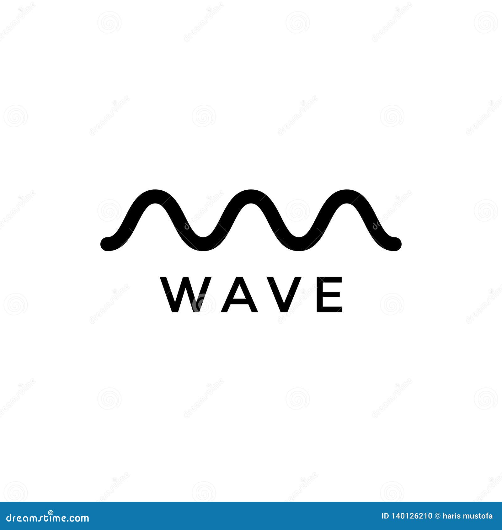 Wave Icon Design Template Vector Isolated Stock Illustration ...