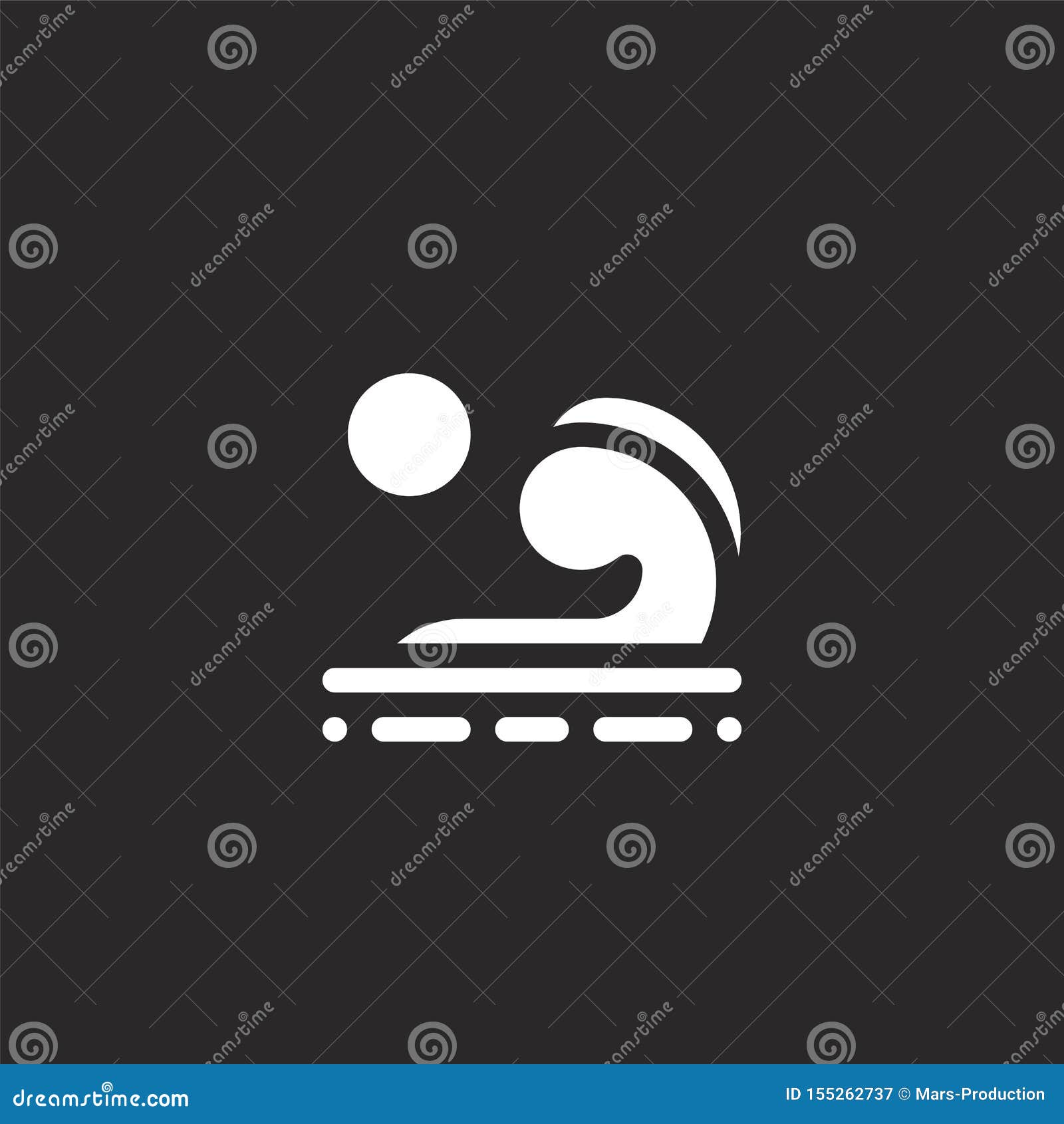 Wave Icon. Filled Wave Icon for Website Design and Mobile, App ...