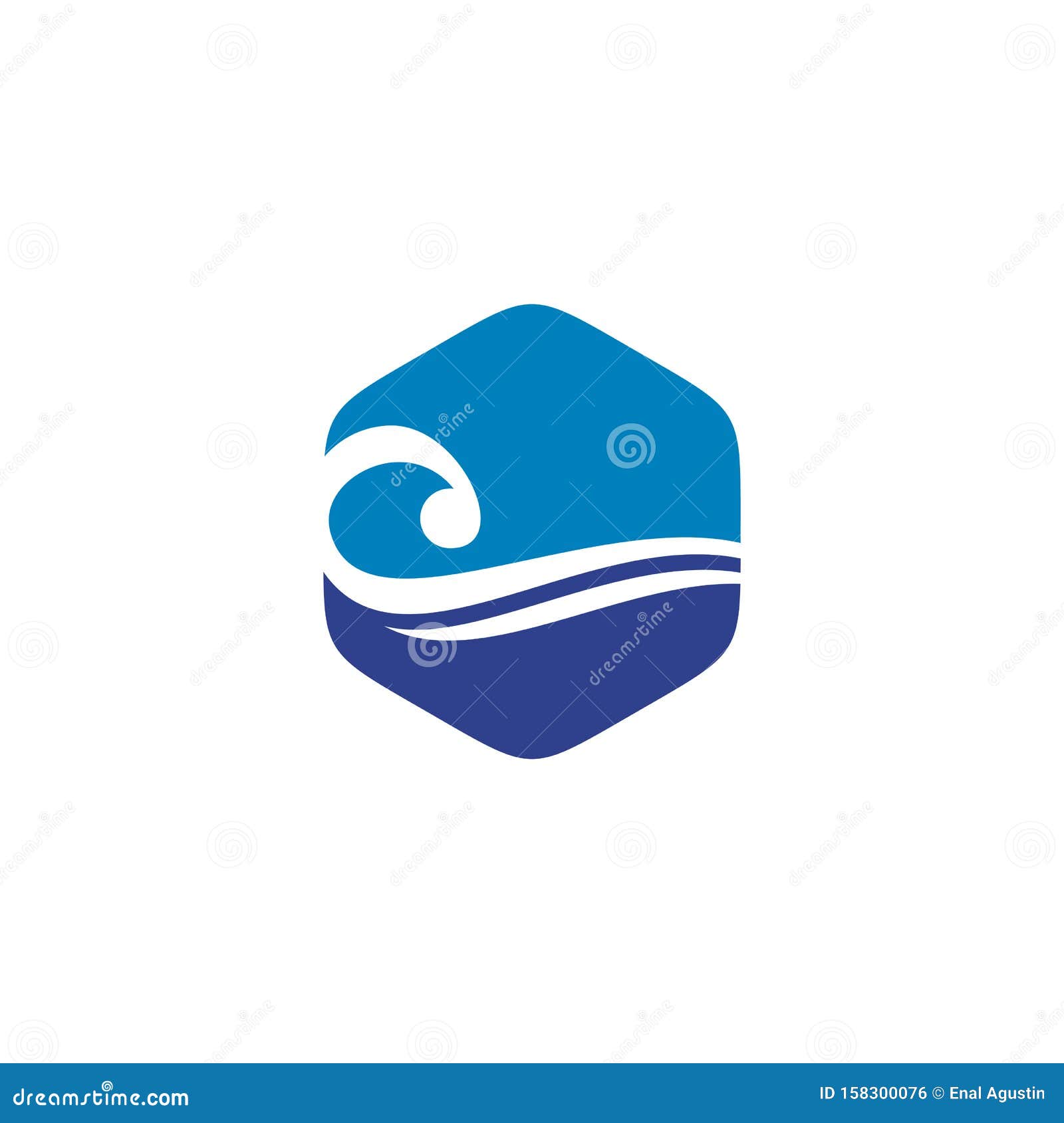 Wave Icon Logo Design Vector Template Stock Vector - Illustration of ...