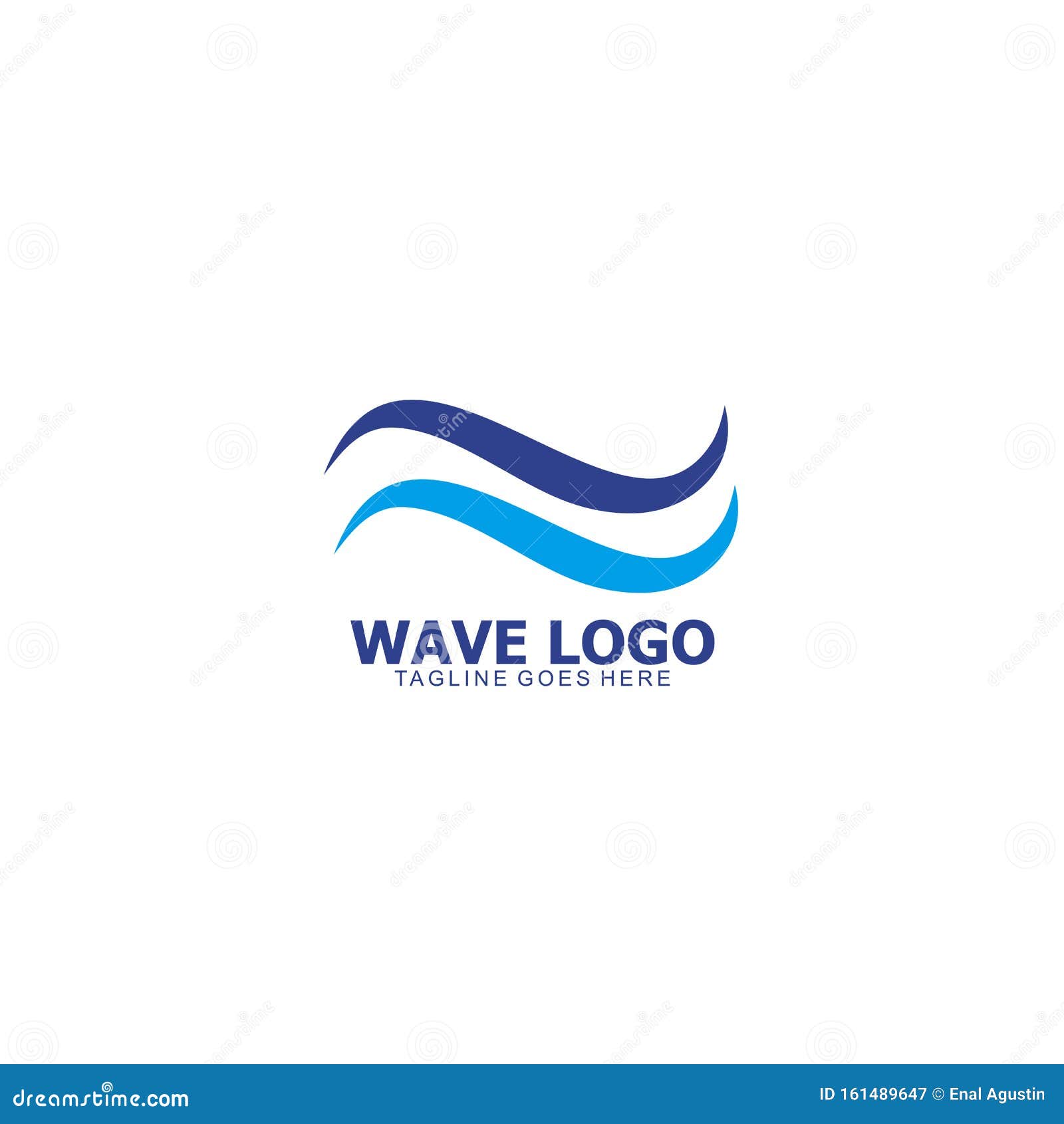 Wave Icon Logo Design Vector Template Stock Vector - Illustration of ...