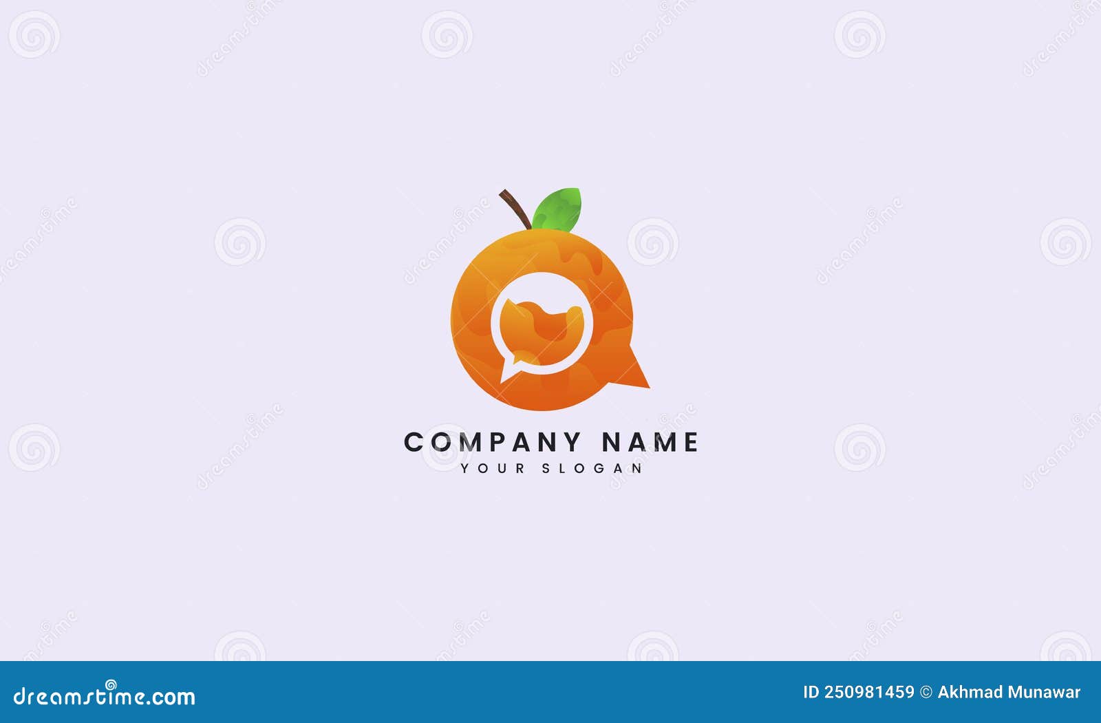 Wave Lemon Talk Fruit Logo Modern Cartoon Vector | CartoonDealer.com ...