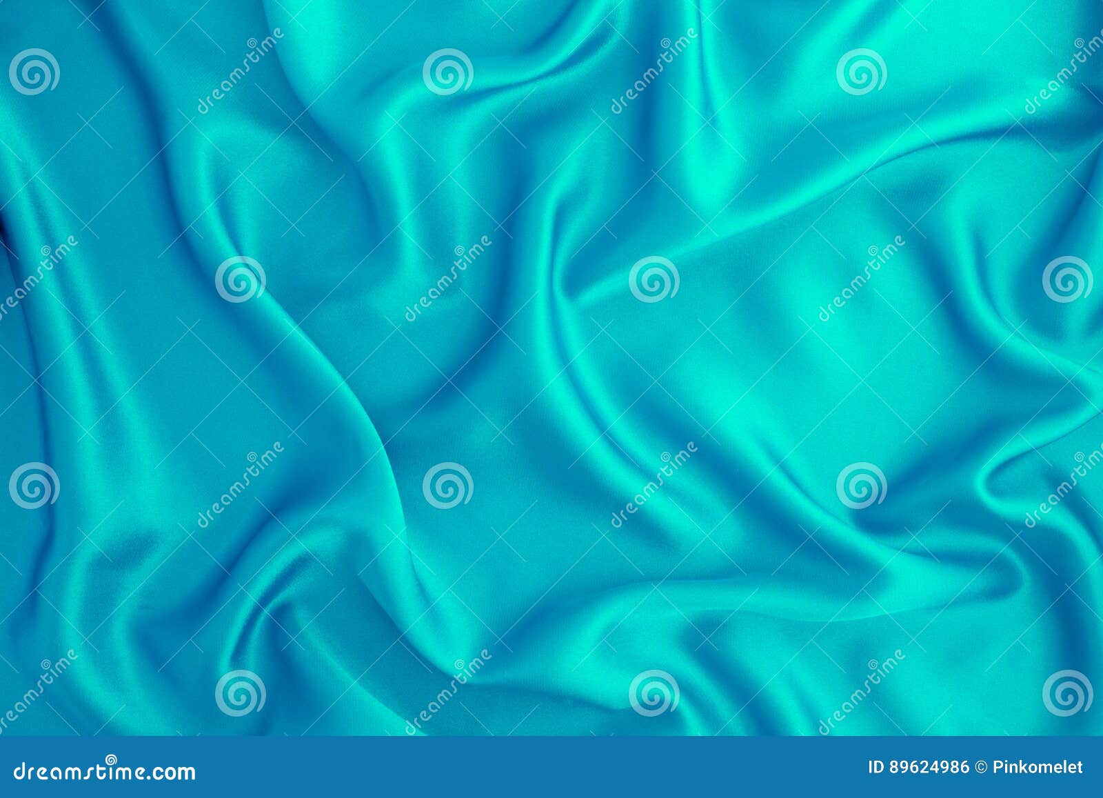 Wave Light Blue Silk or Satin Fabric Background Stock Photo - Image of ...