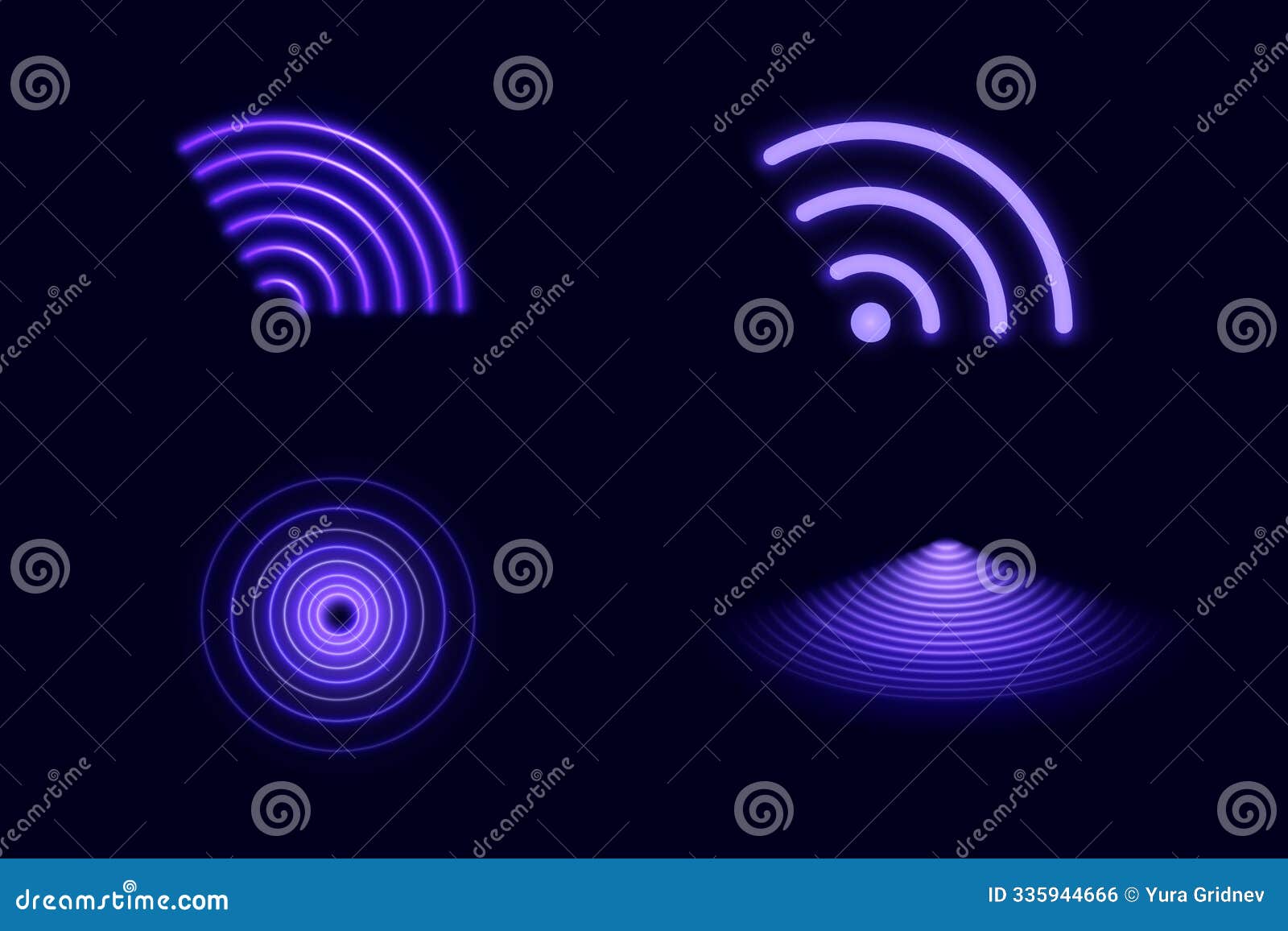 Beep Sign. Bell Is Ringing On A Yellow Background. Vector Illustration ...
