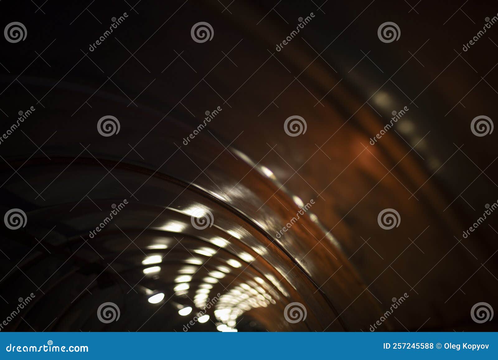 Wave of Light on Surface. Lights on Dome Stock Photo - Image of ...