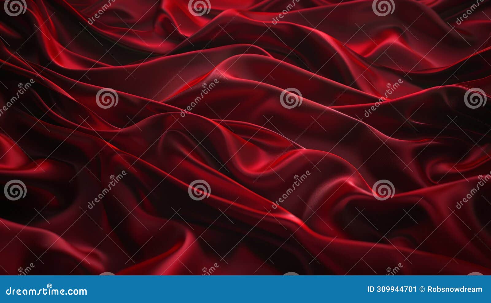 Wave Like Movement in the Style of Red Flowing Fabrics Background Stock ...